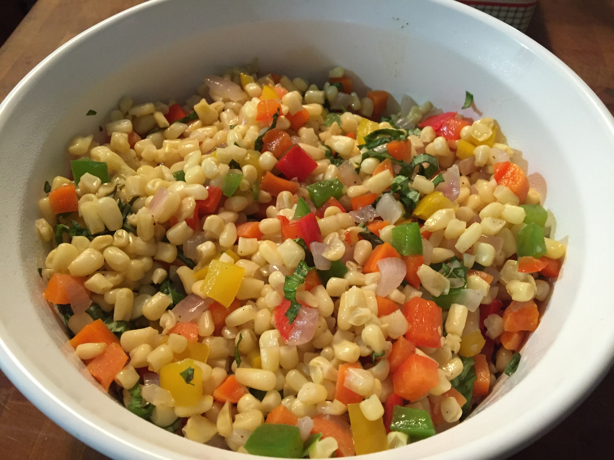 Confetti Corn - Let's Dish With Linda Lou