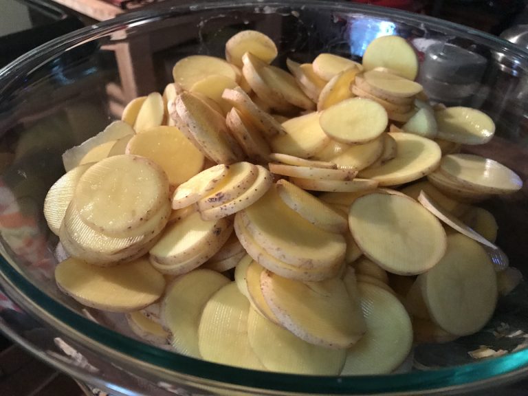 Herb And Parmigiano-Reggiano Cheese Mini Potato Stacks - Let's Dish ...